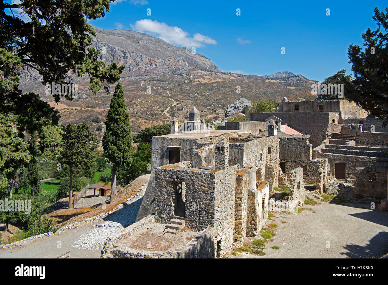 Griechenland, Kreta, Kloster Kato Moni Preveli Stock Photo - Alamy