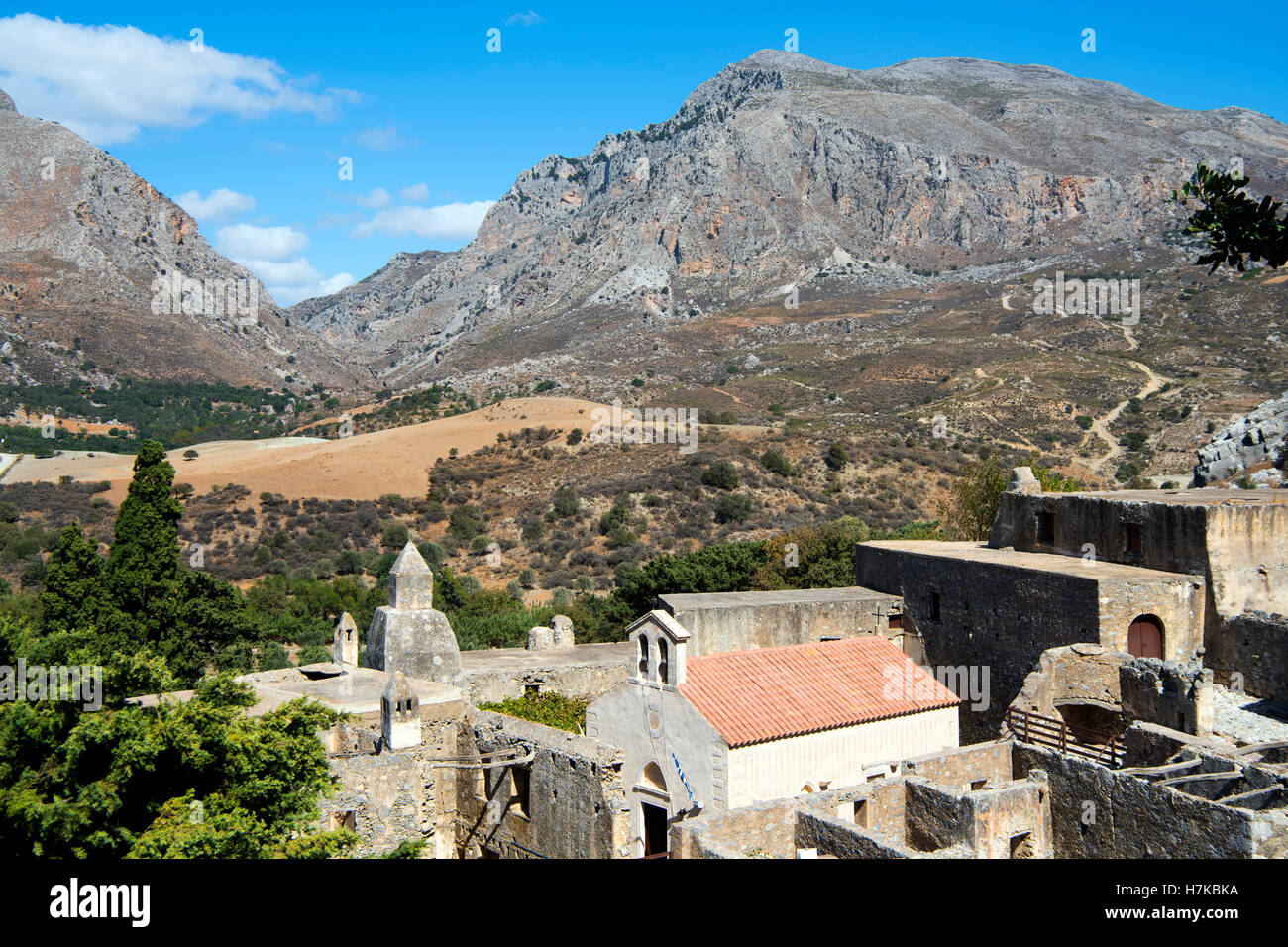 Griechenland, Kreta, Kloster Kato Moni Preveli Stock Photo - Alamy