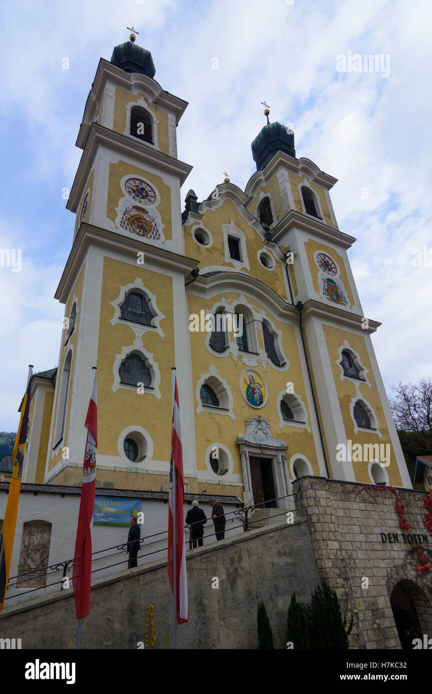 Hopfgarten im Brixental: church, Kitzbühel Alps – Brixental Region ...