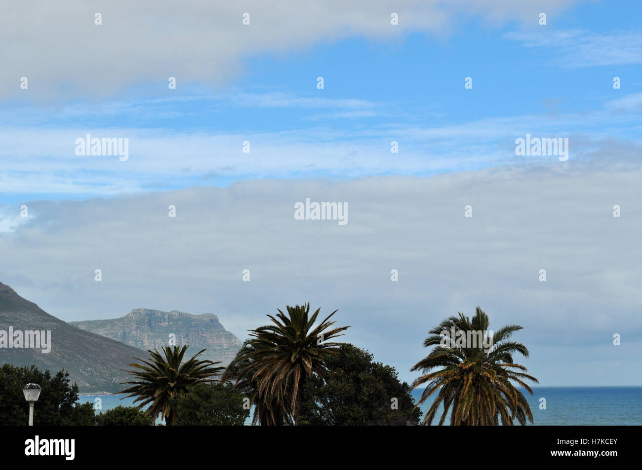 South Africa: southafrican landscape and the Atlantic Ocean seen from ...