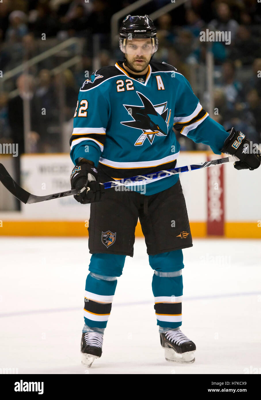 December 11, 2009; San Jose, CA, USA; San Jose Sharks defenseman Dan ...