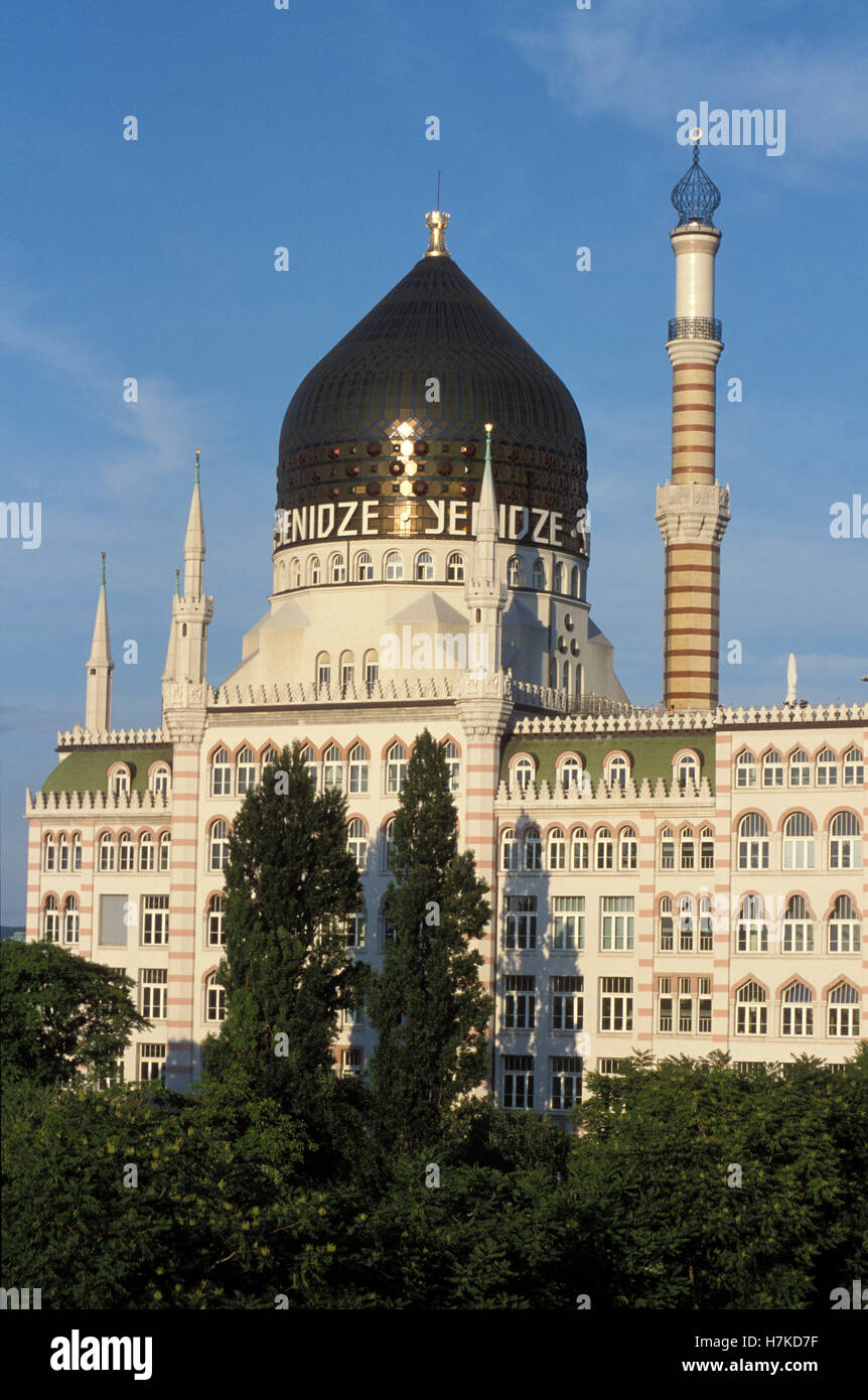 Former Yenidze cigarette factory, tobacco mosque, now office building ...