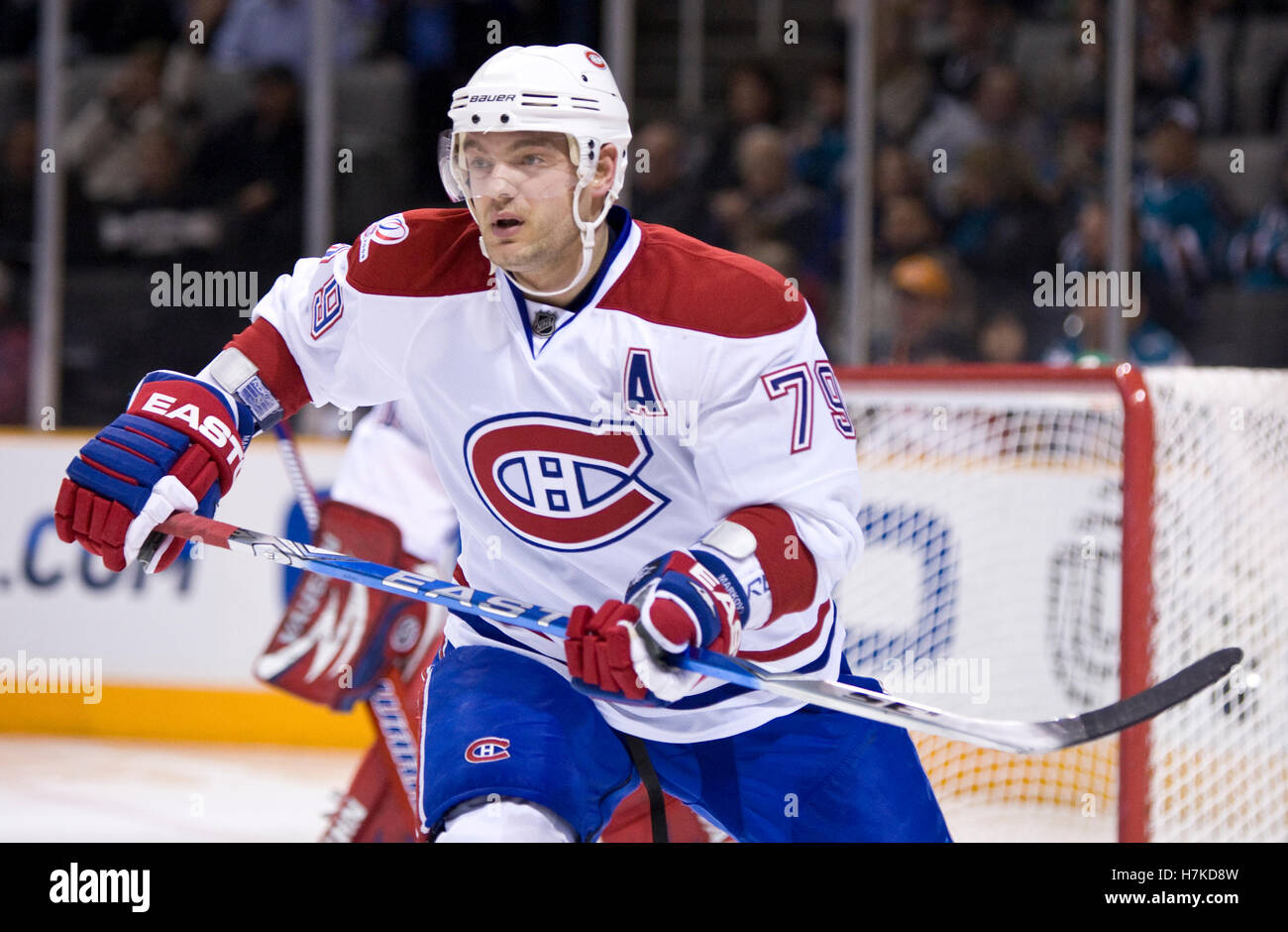 March 4, 2010; San Jose, CA, USA; Montreal Canadiens defenseman Andrei ...