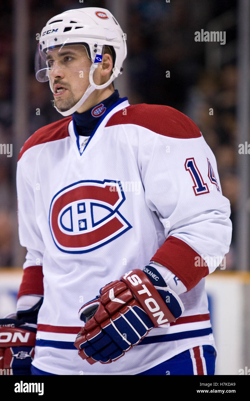 Montreal canadiens center tomas plekanec hi-res stock photography and ...