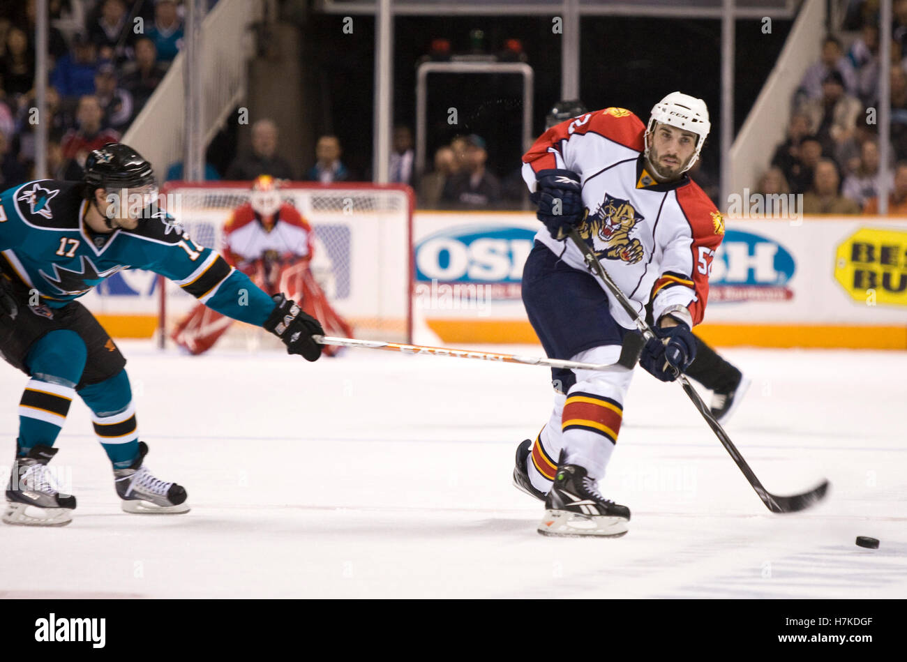 March 13, 2010; San Jose, CA, USA; Florida Panthers defenseman Jason ...