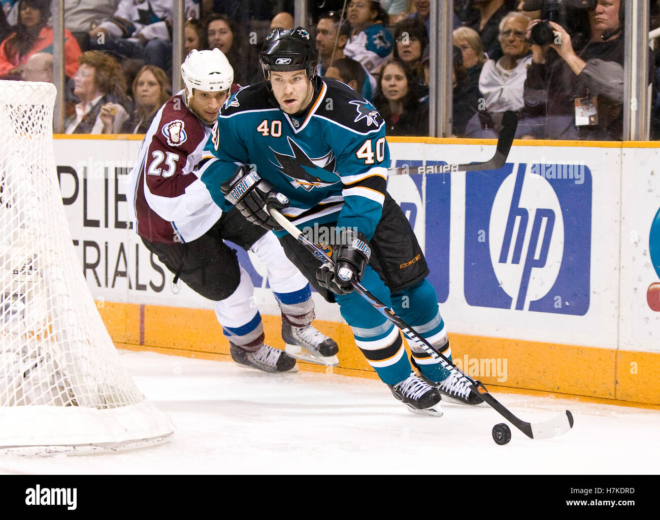 March 28, 2010; San Jose, CA, USA; San Jose Sharks defenseman Kent ...