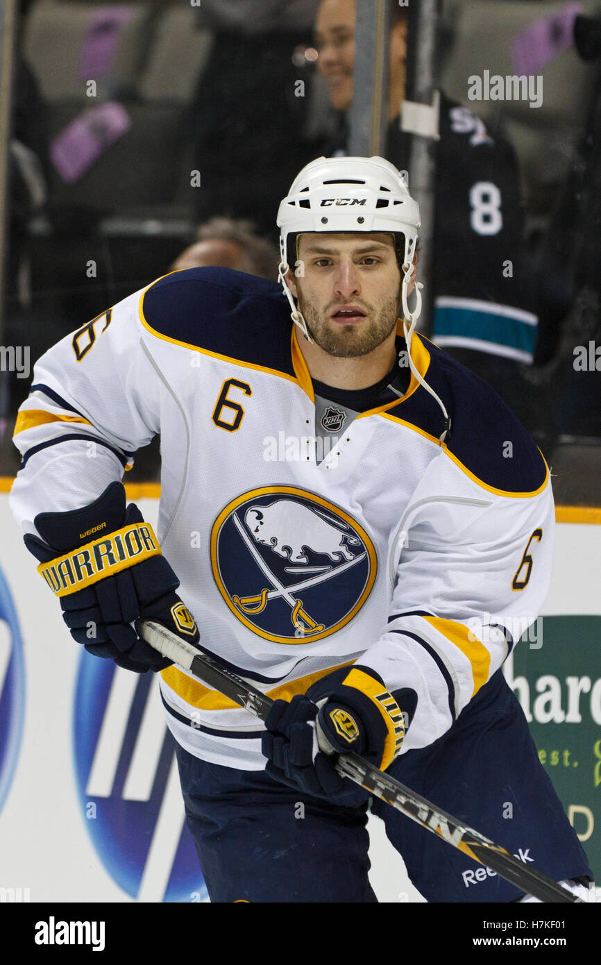 January 6, 2011; San Jose, CA, USA; Buffalo Sabres defenseman Mike ...