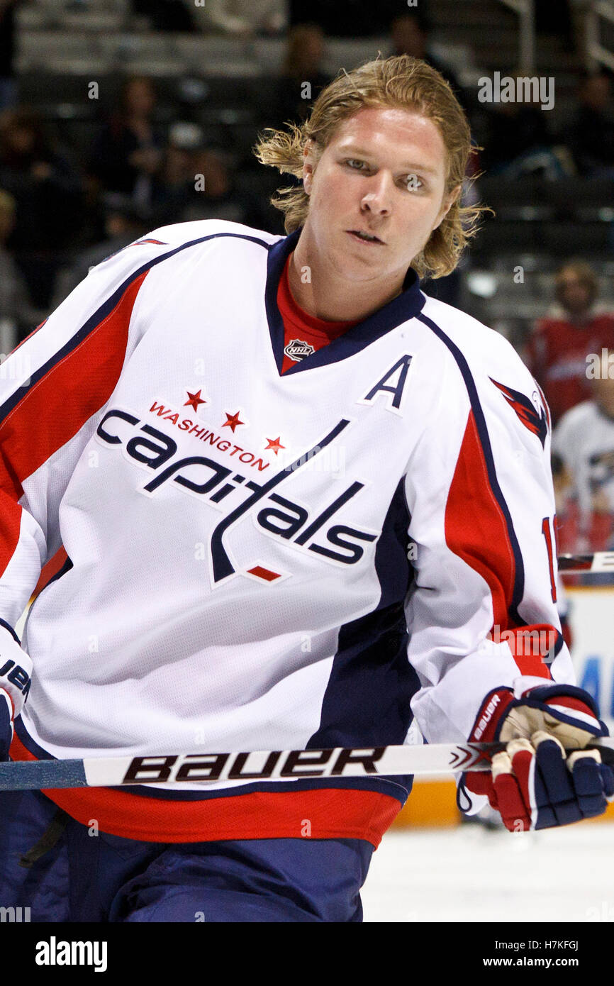 February 17, 2011; San Jose, CA, USA; Washington Capitals center ...