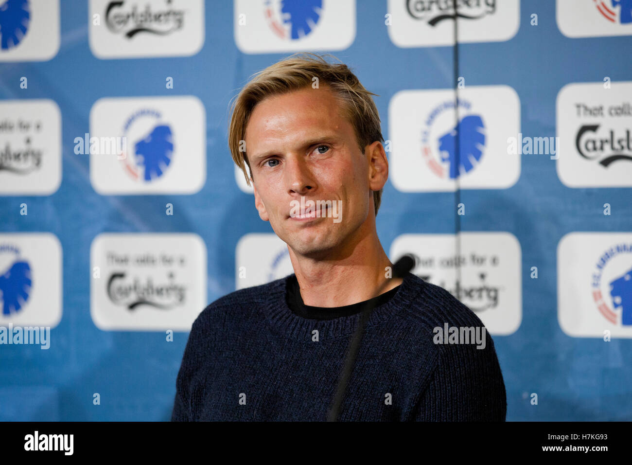 Danish footballer Christian Poulsen signs with FC Copenhagen Stock ...
