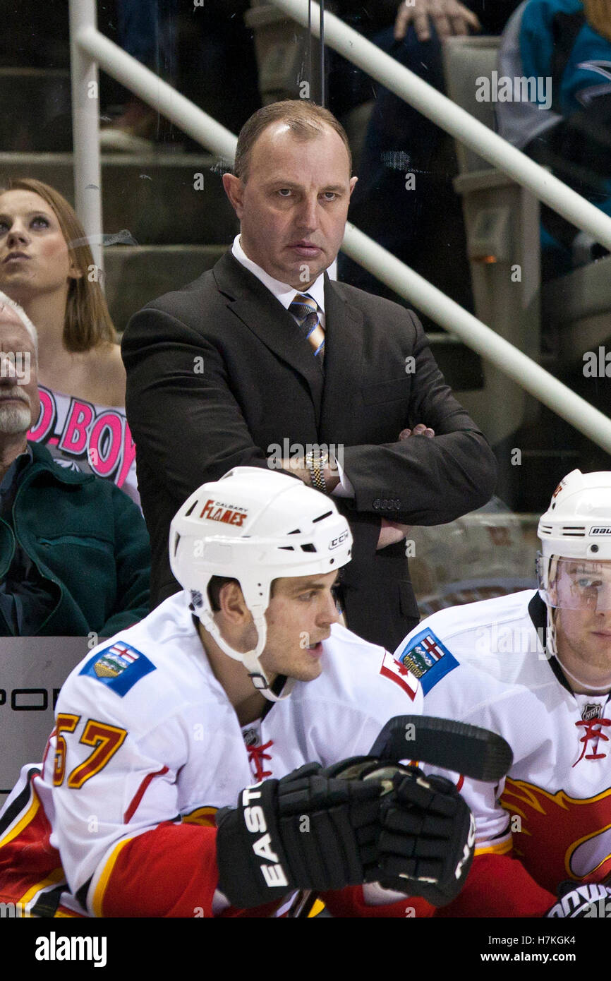 Calgary flames coach brent sutter hi-res stock photography and images ...