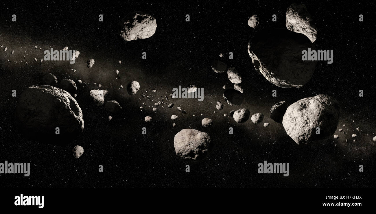 Field of asteroid hi-res stock photography and images - Alamy