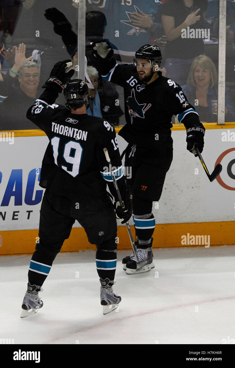 May 8, 2011; San Jose, CA, USA; San Jose Sharks right wing Devin ...
