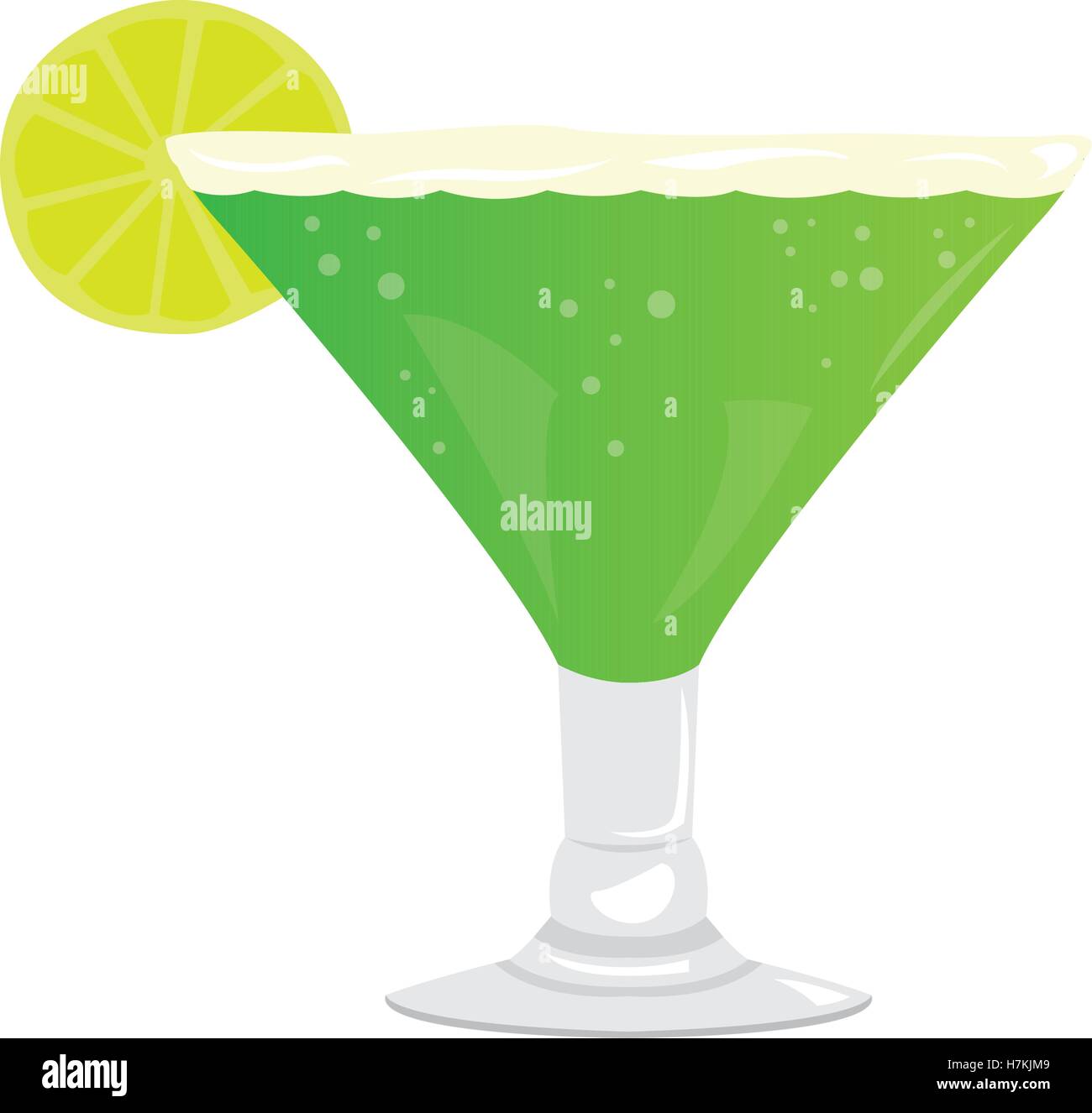 Isolated cocktail with a lemon, Vector illustration Stock Vector Image ...