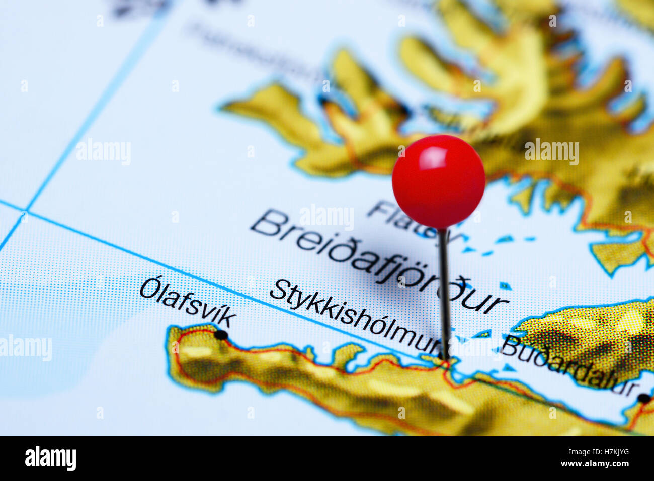 Iceland political map hi-res stock photography and images - Alamy