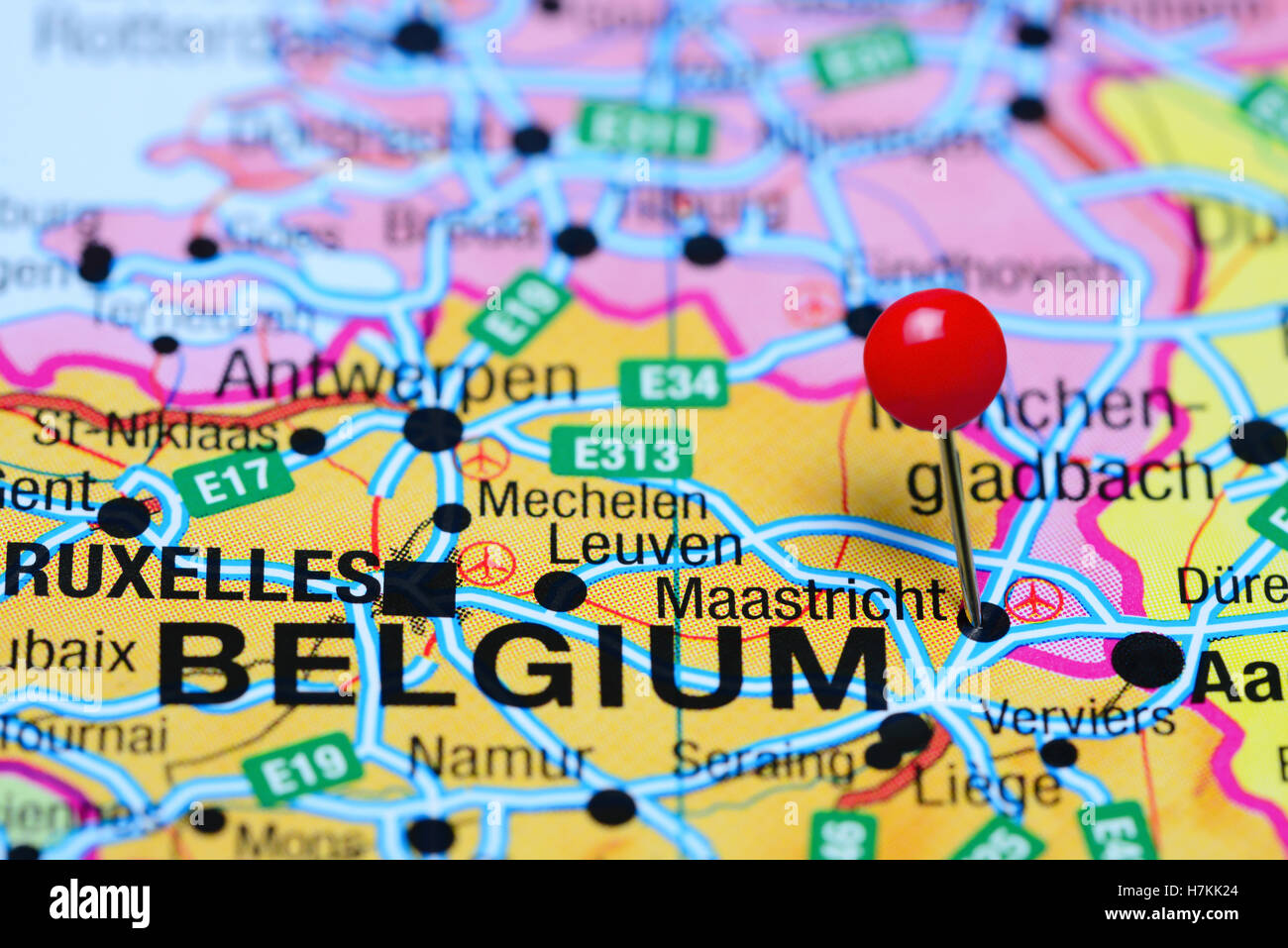 Maastricht map hi-res stock photography and images - Alamy