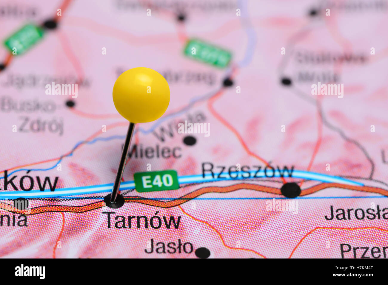Map of tarnow hi-res stock photography and images - Alamy