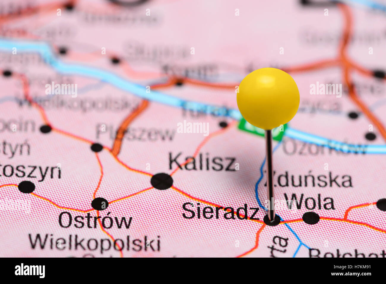 Sieradz map hi-res stock photography and images - Alamy