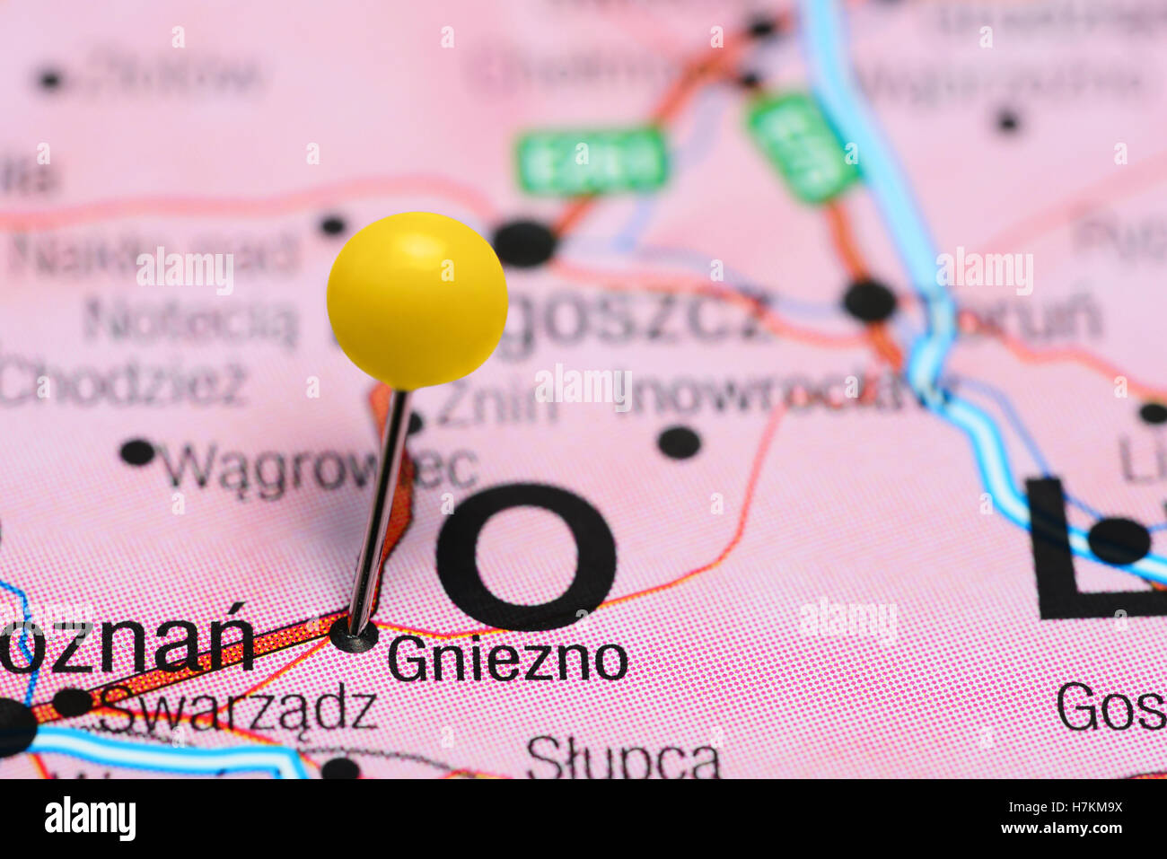 Map of gniezno hi-res stock photography and images - Alamy