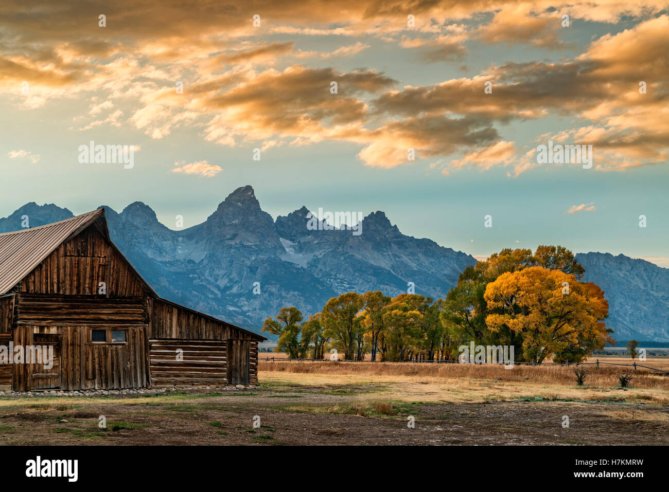 T.A. Moulton Barn Stock Photo - Alamy