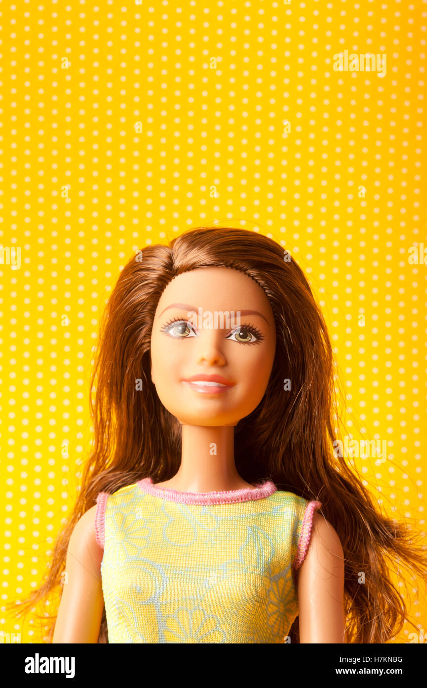 Barbie doll brunette Stock Photo - Alamy