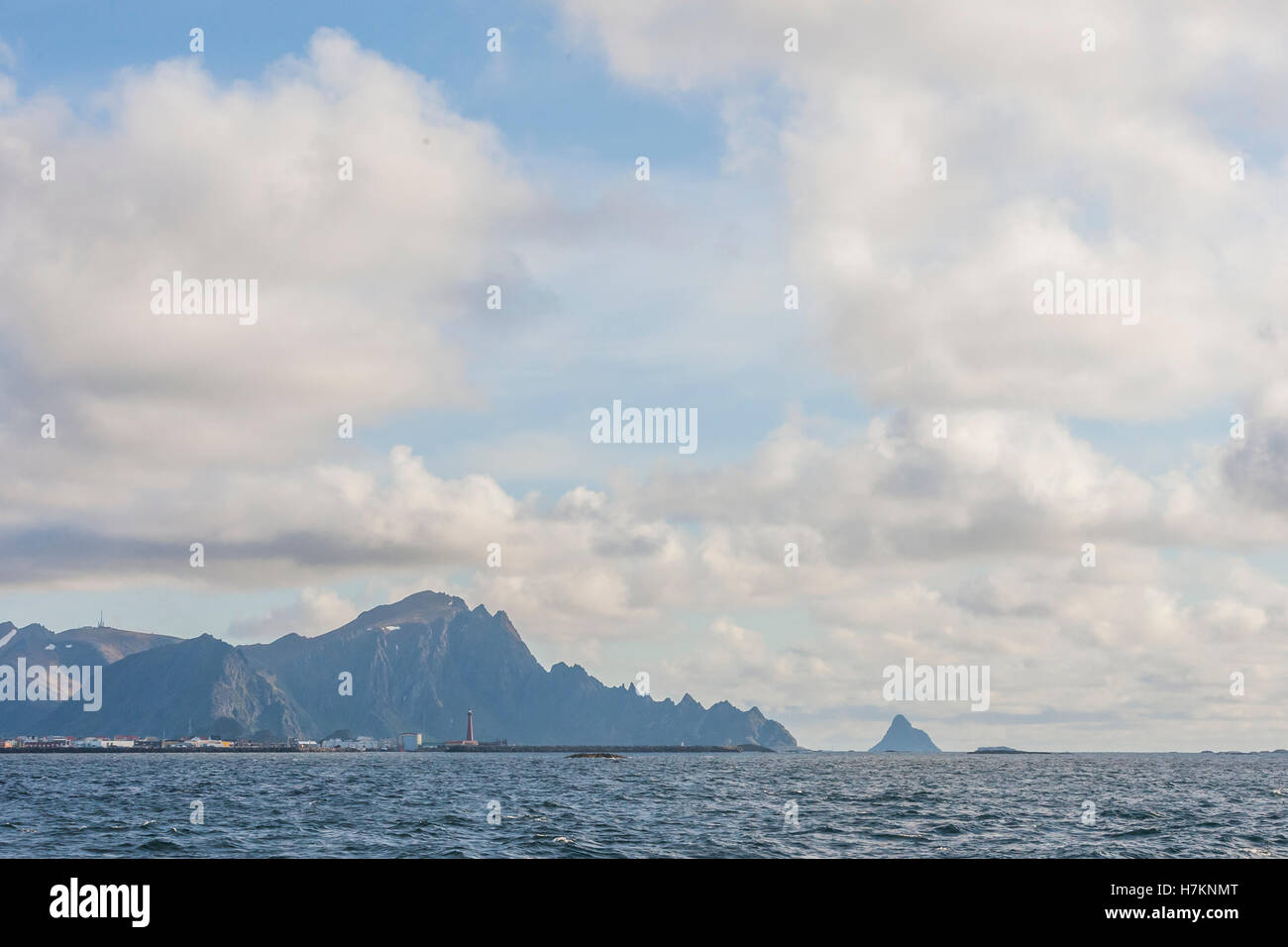 Andenes lighthouse, Lofoten Islands, Norway Stock Photo - Alamy