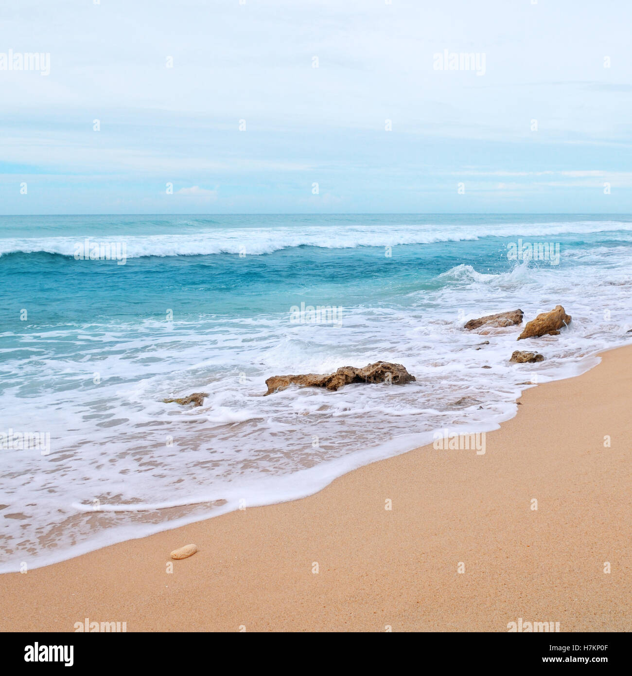 Beautiful coast of the Indian Ocean Stock Photo - Alamy