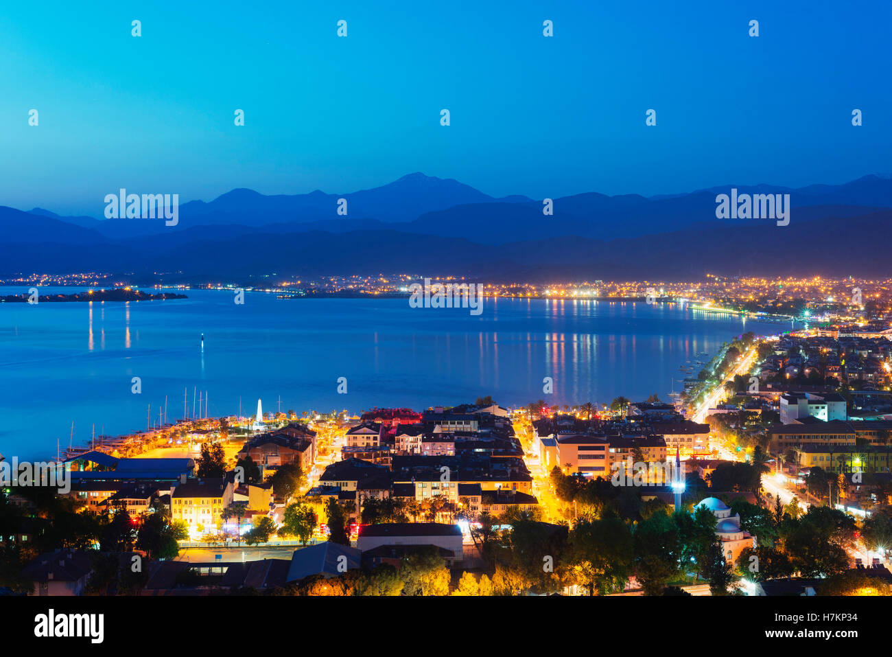 Turkey, Mediterranean region, The Aegean Turquoise coast, Fethiye Stock ...