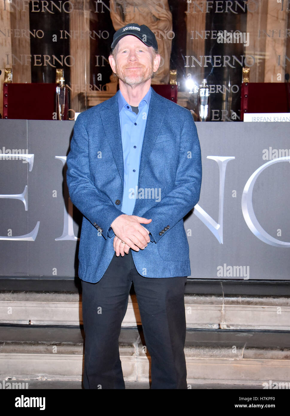 'Inferno' photocall at the Palazzo Vecchio in Florence Featuring: Ron ...