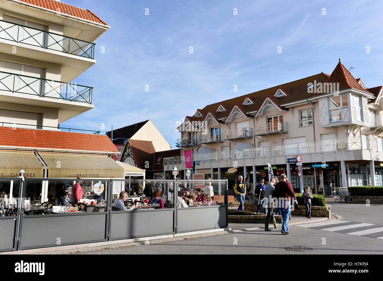 Hardelot center, pas de calais, hauts de france Stock Photo - Alamy
