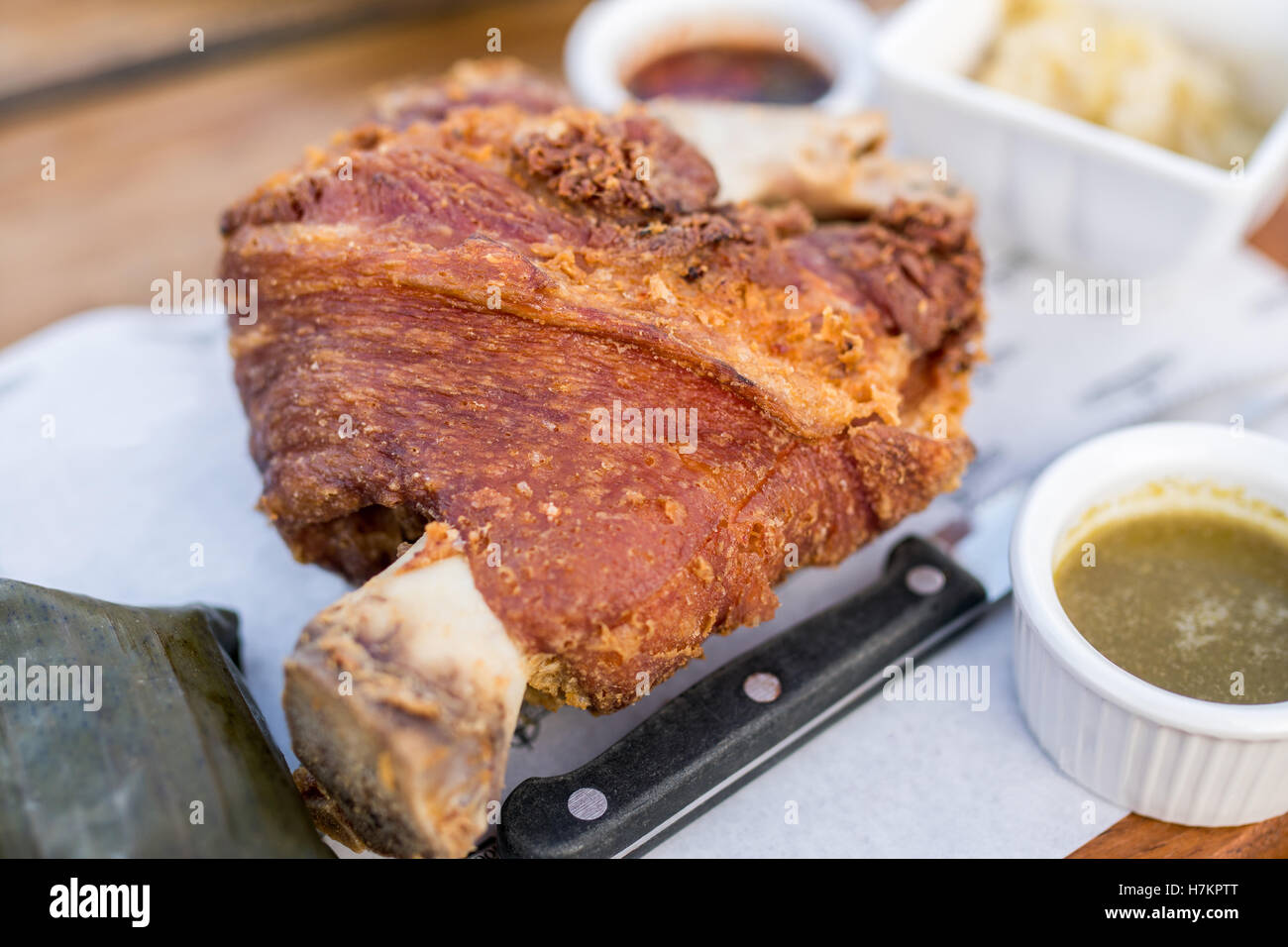 Leg of pork hi-res stock photography and images - Alamy