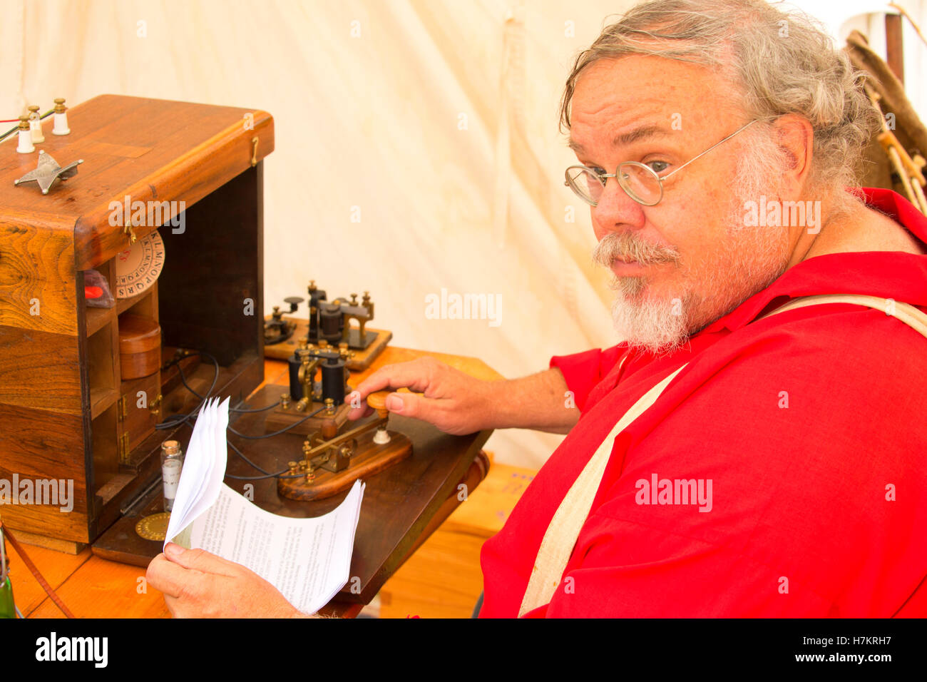Telegraph Operator High Resolution Stock Photography and Images - Alamy