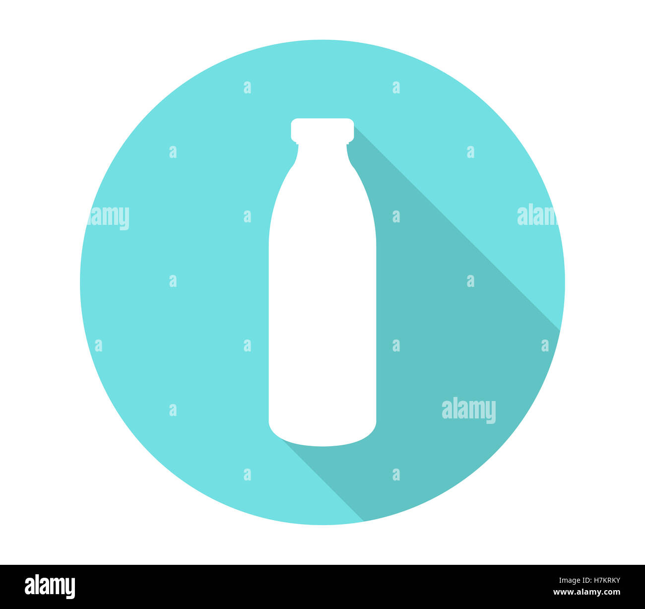 Milk bottle icon Stock Photo - Alamy