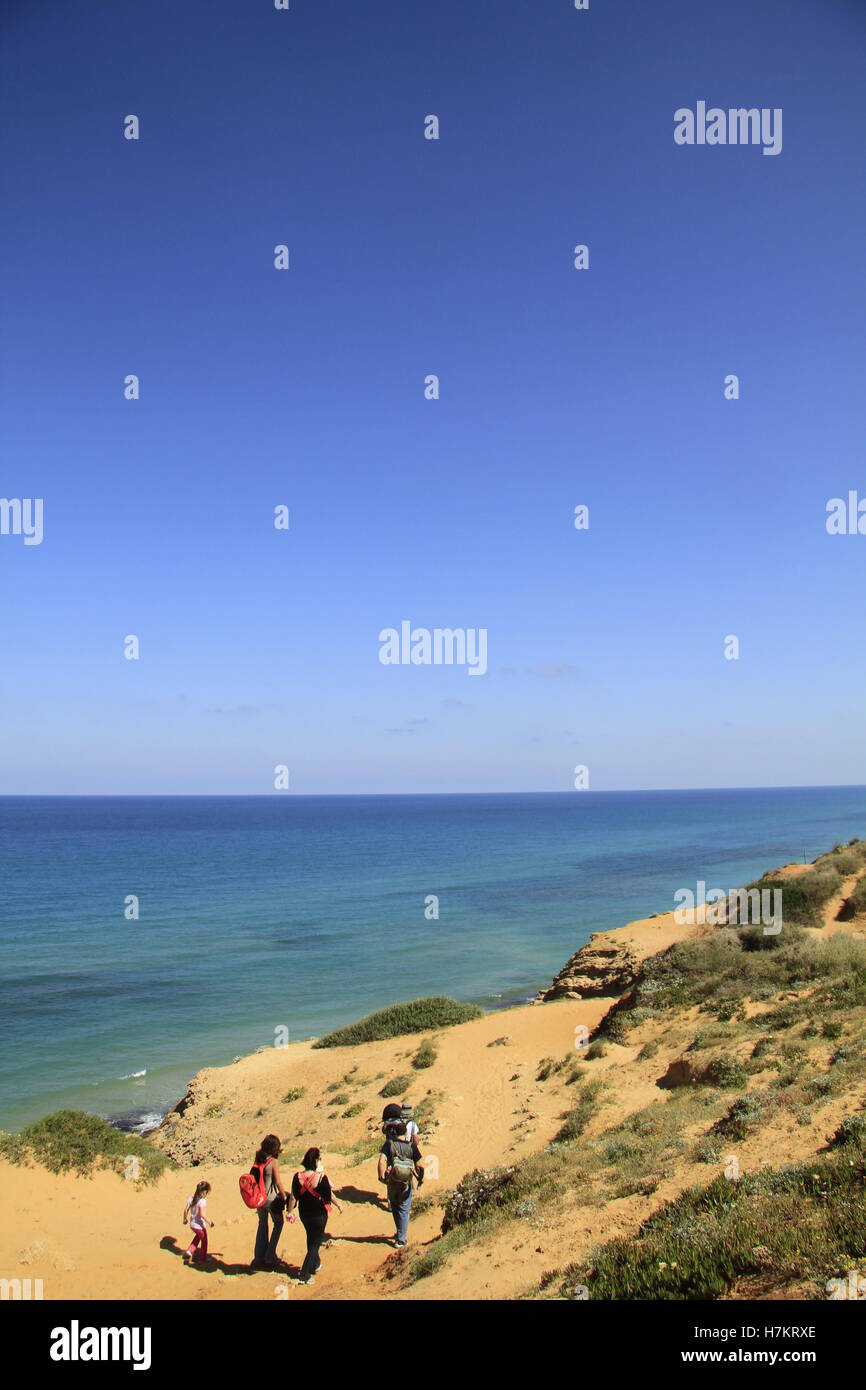 Israel, Sharon Beach national park Stock Photo - Alamy
