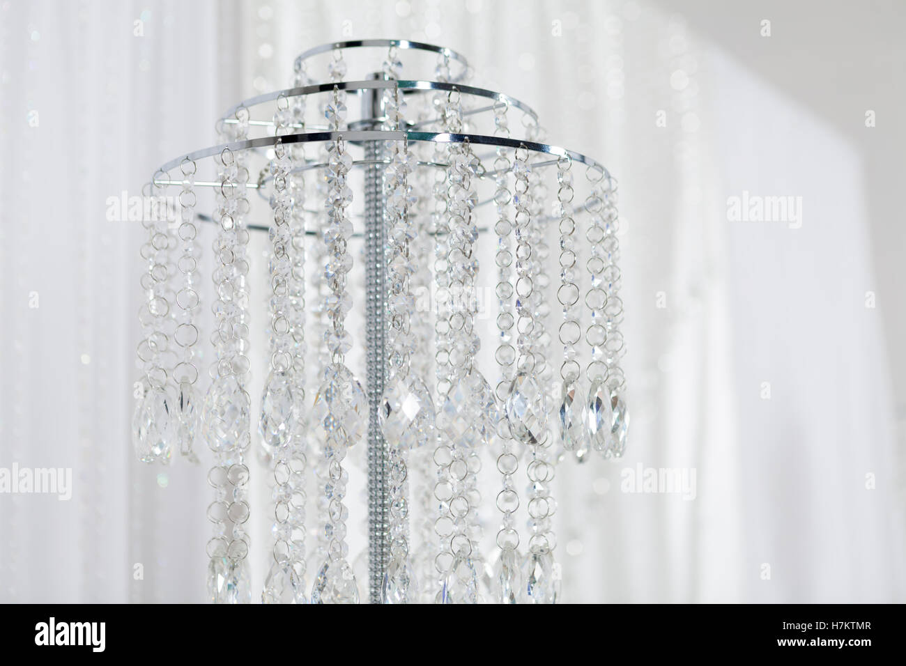 Wedding crystal decorations Stock Photo - Alamy