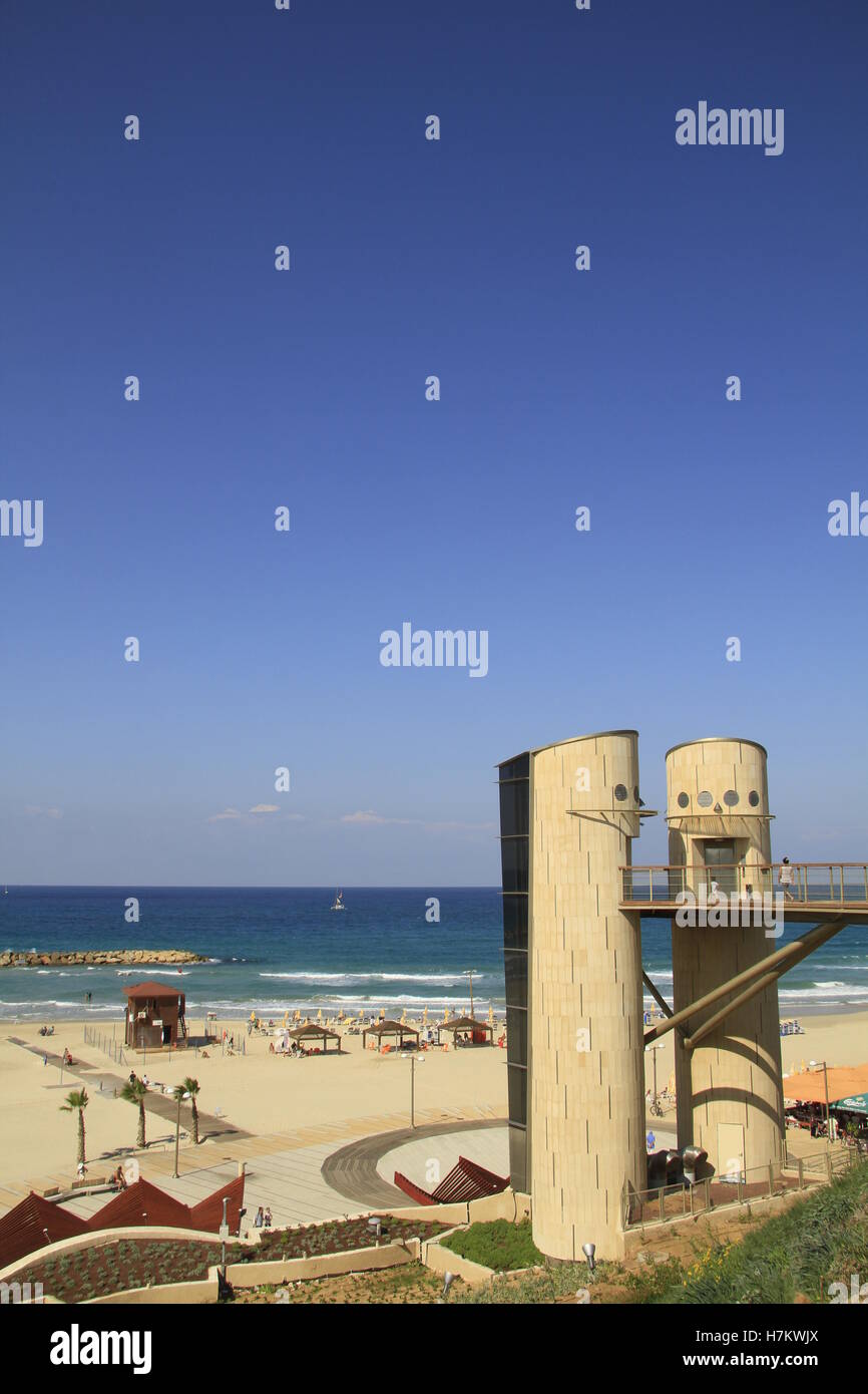 Israel, Sharon region, the Beach Promenade in Herzliya Stock Photo - Alamy