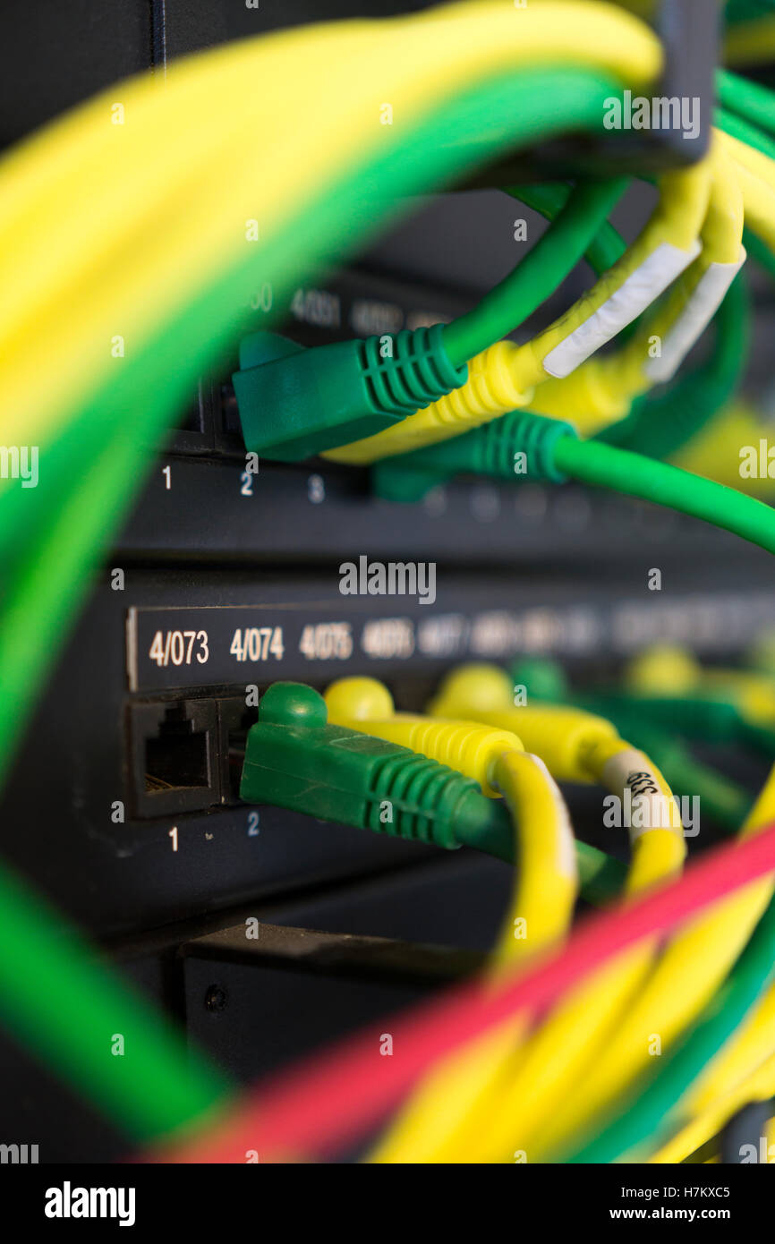 A shallow depth of field view of a server Stock Photo - Alamy