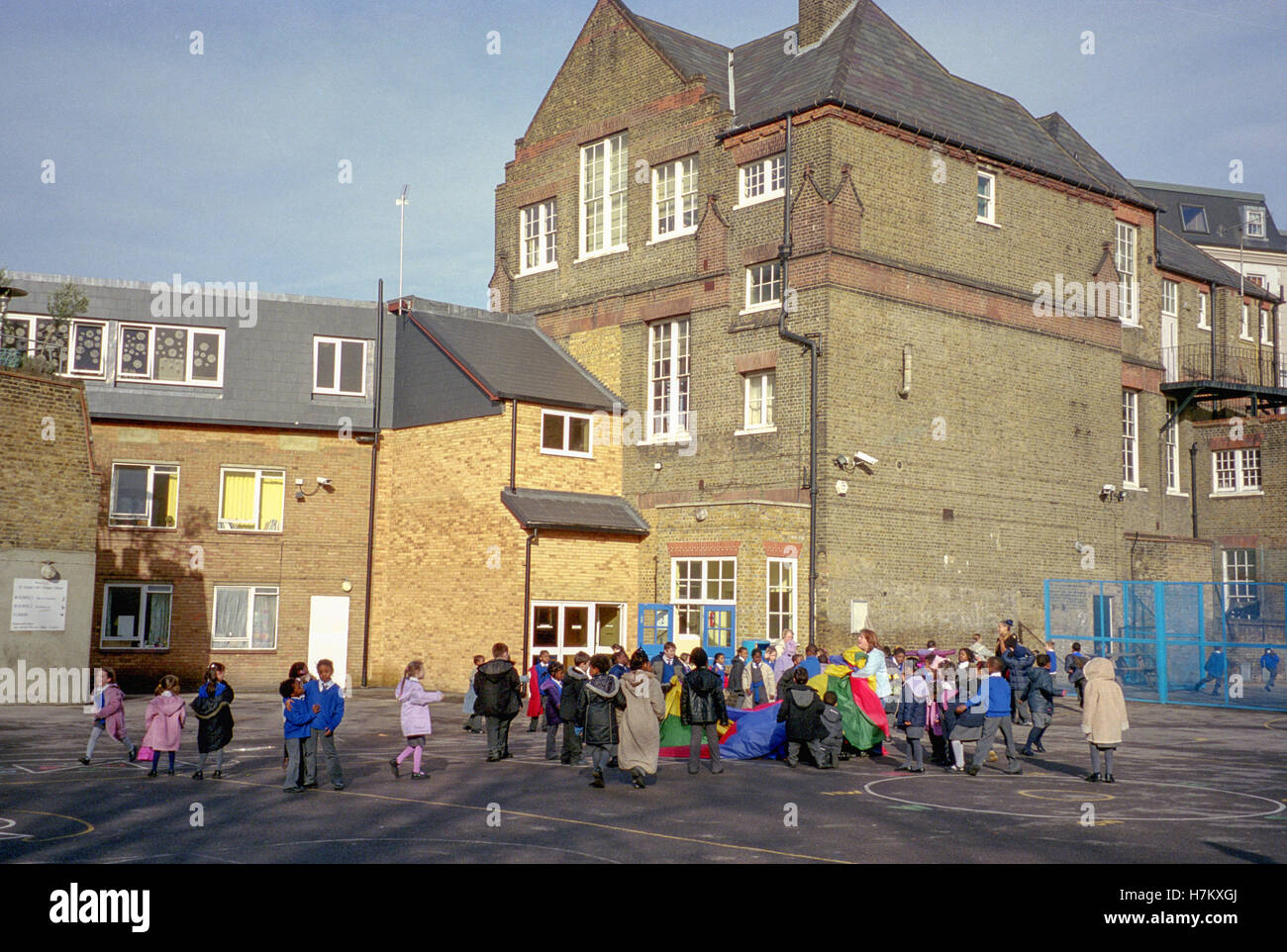 Children at St George's RC School, an inner-city primary (elementary ...