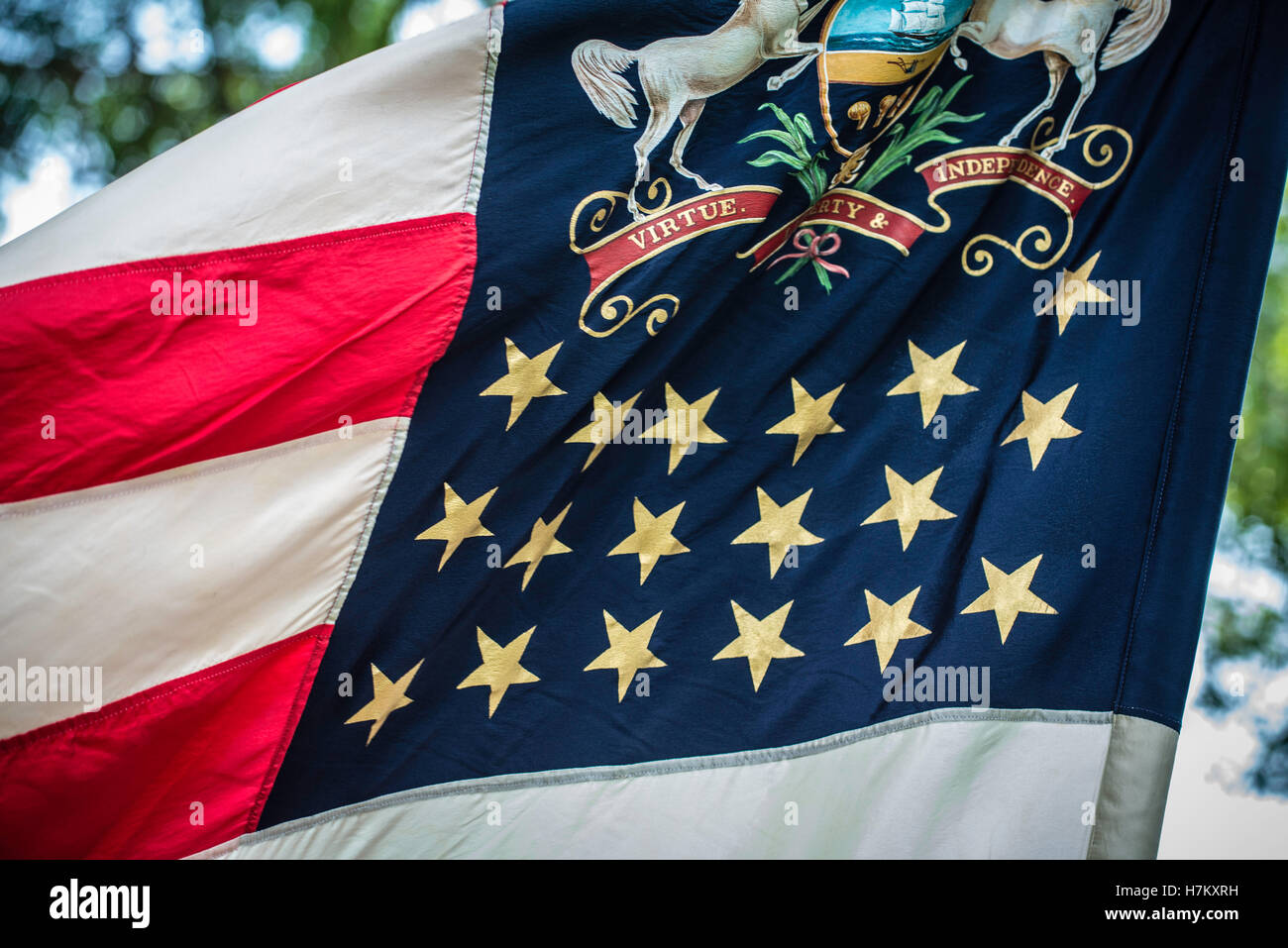 Civil war American flag Stock Photo - Alamy