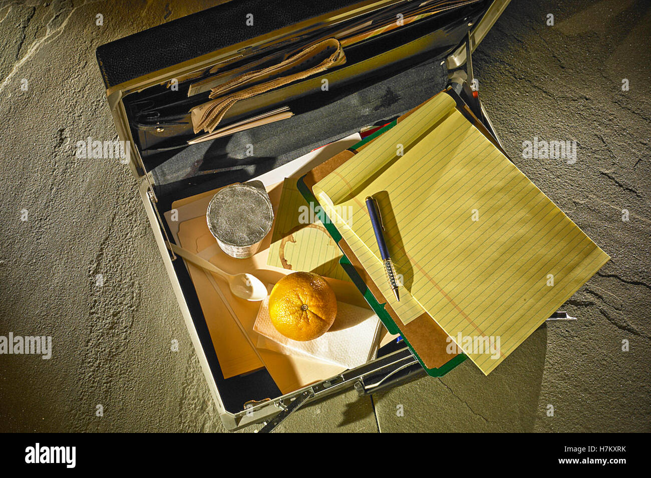 Businessman's brief case Stock Photo - Alamy