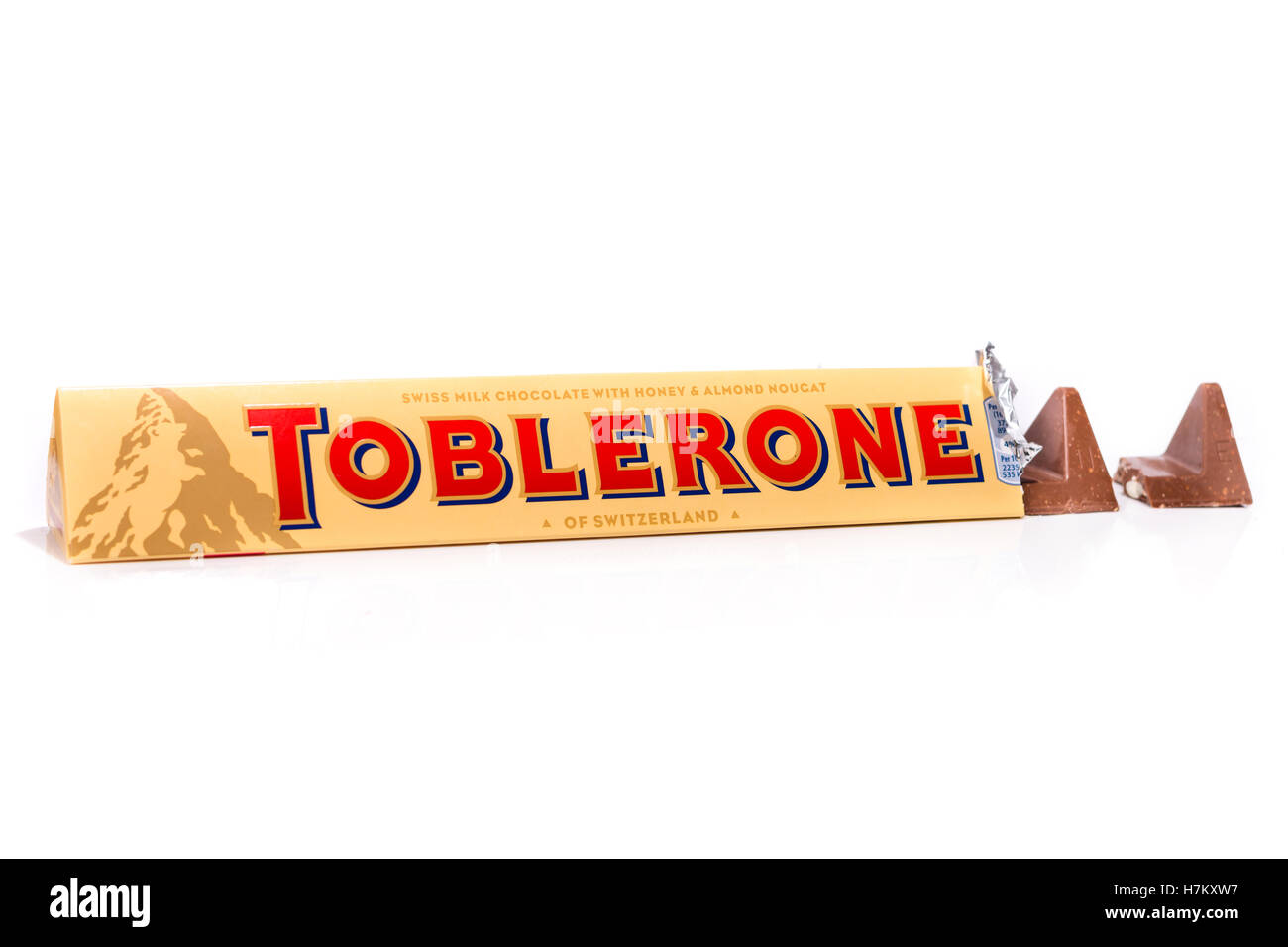 Bar of toblerone hi-res stock photography and images - Alamy