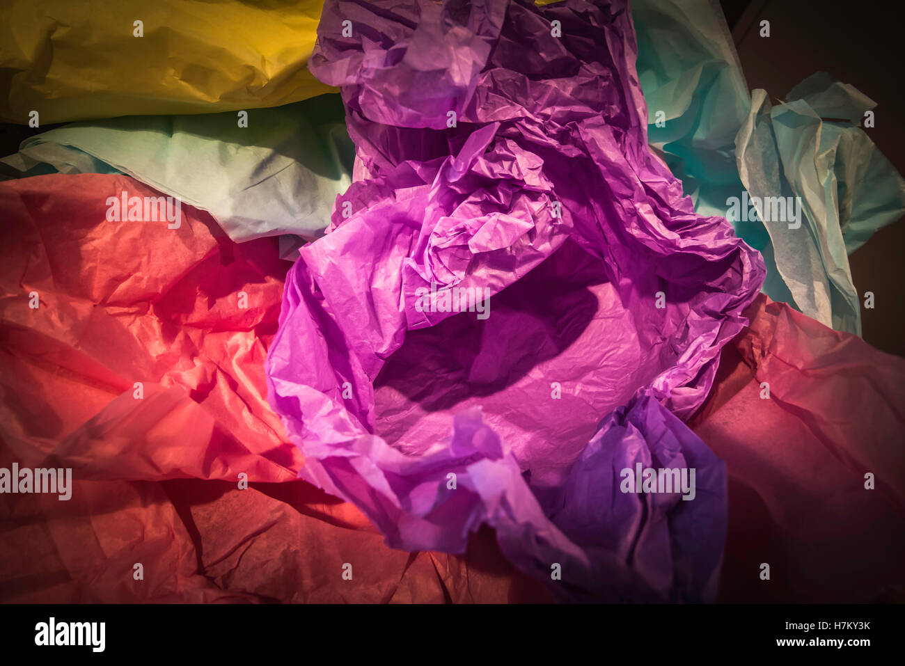 Colorful wrapping papers Stock Photo - Alamy