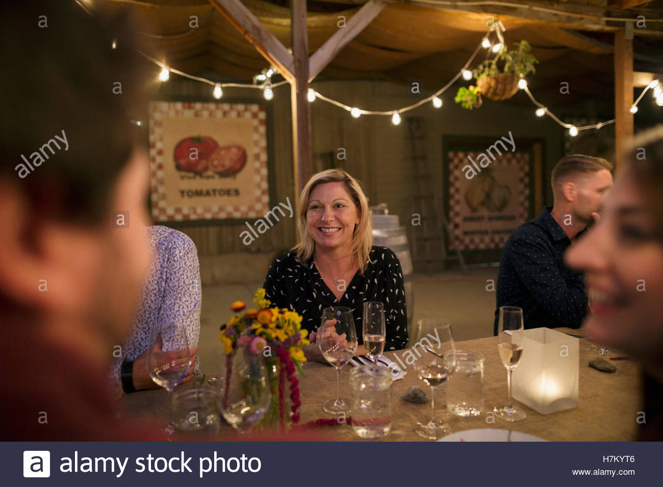 Party string people hi-res stock photography and images - Alamy