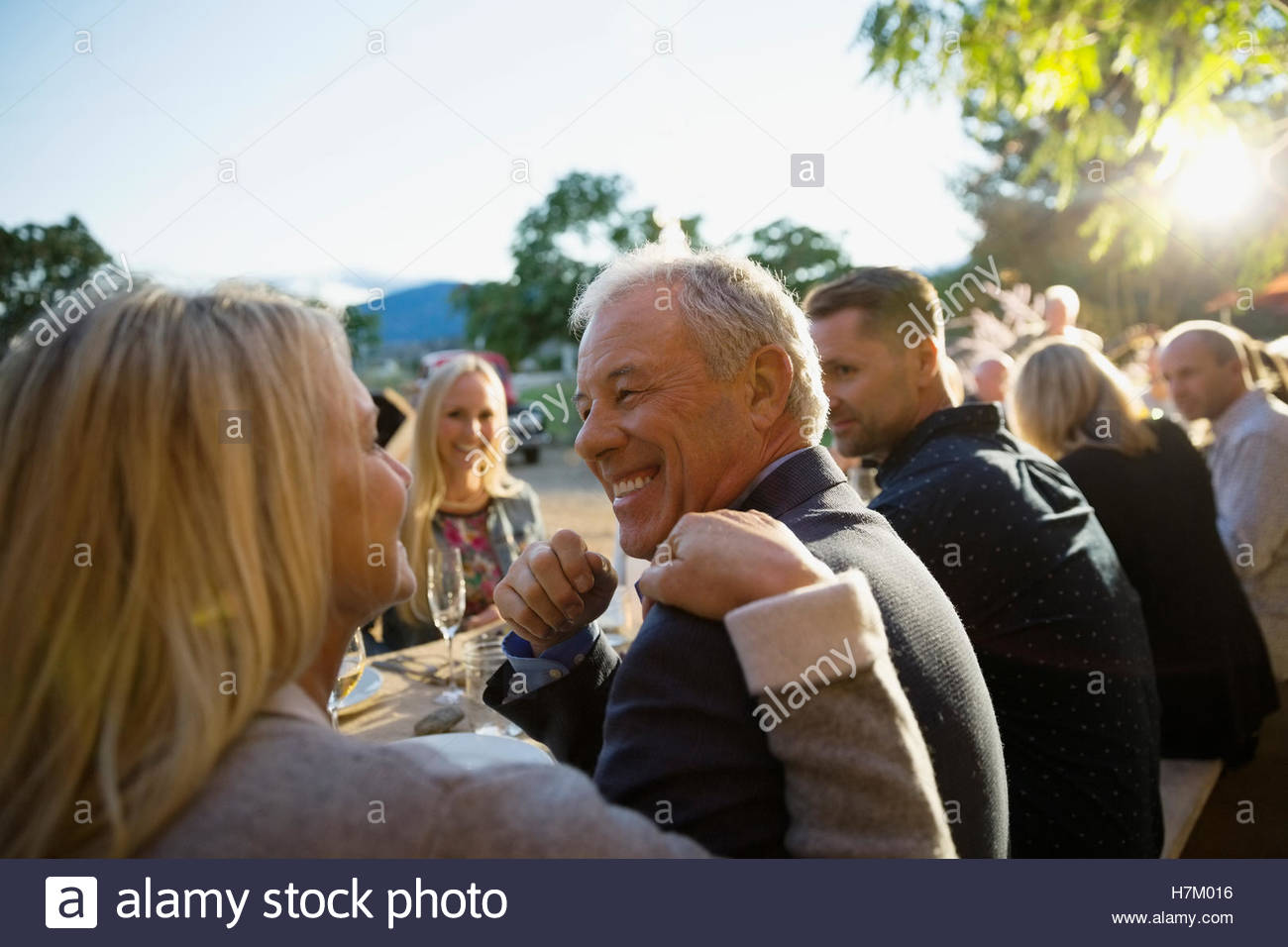 Couple dinner party hi-res stock photography and images - Alamy