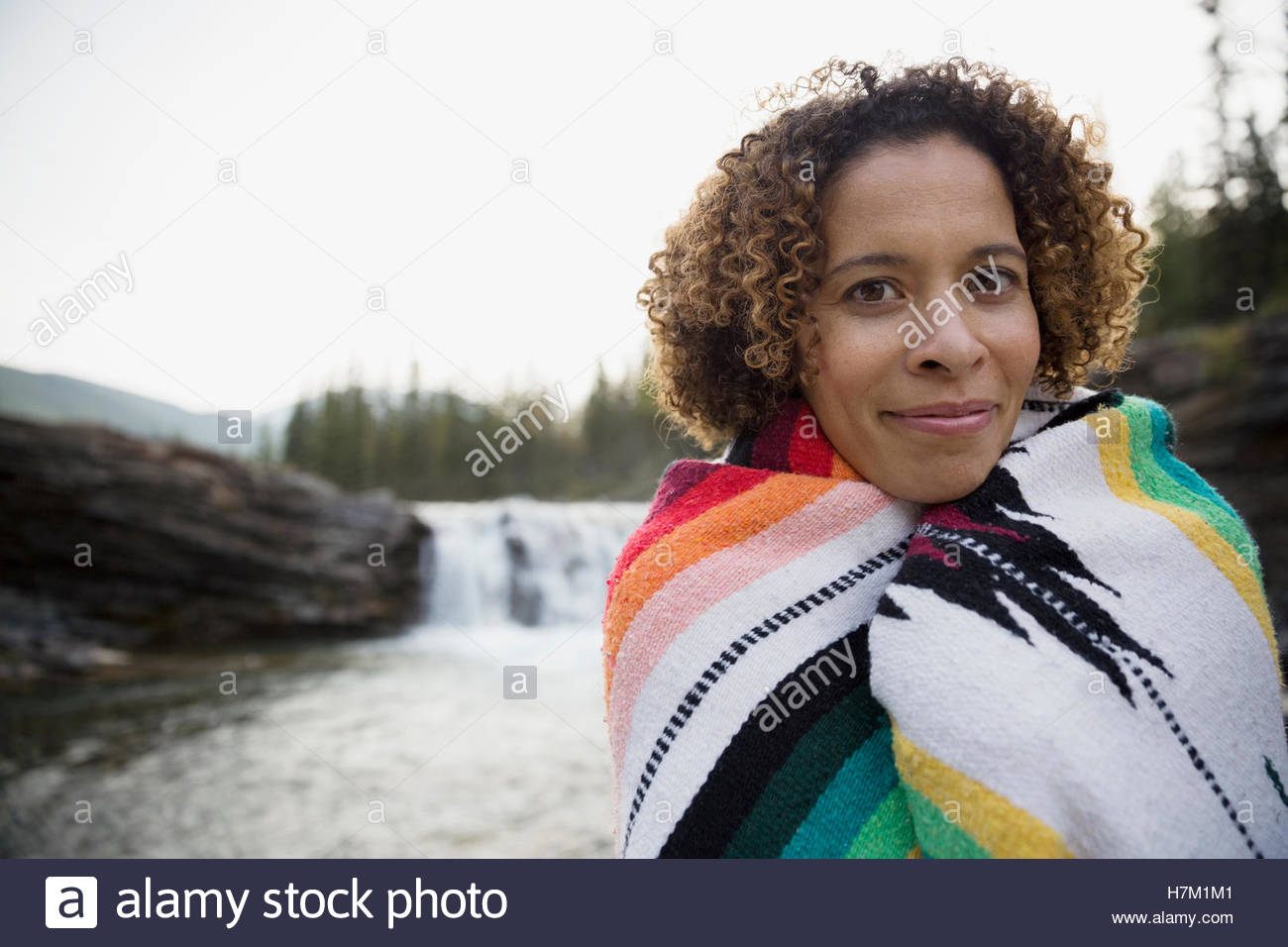 Wrapped up in a warm blanket hi-res stock photography and images - Alamy
