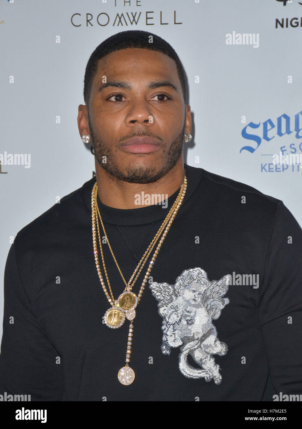 Las Vegas, Nevada, USA. 6th Nov, 2016. Rapper Nelly continues his ...