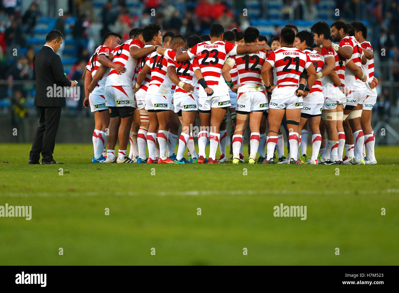Tokyo, Japan. 5th Nov, 2016. Japan team group (JPN) Rugby : Rugby test ...