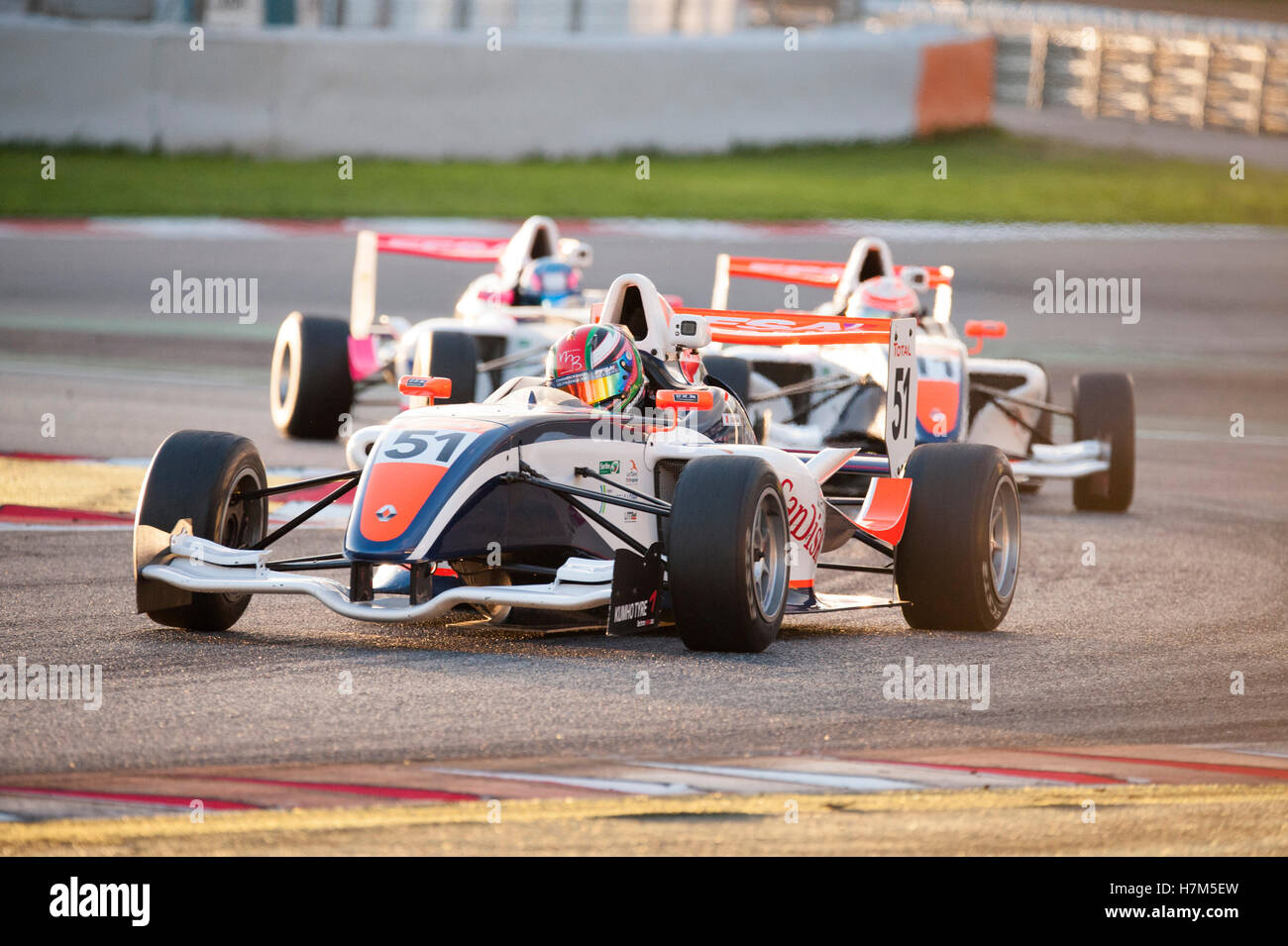 Barcelona, Spain. 6th November, 2016. The F4 car of the Championnat ...