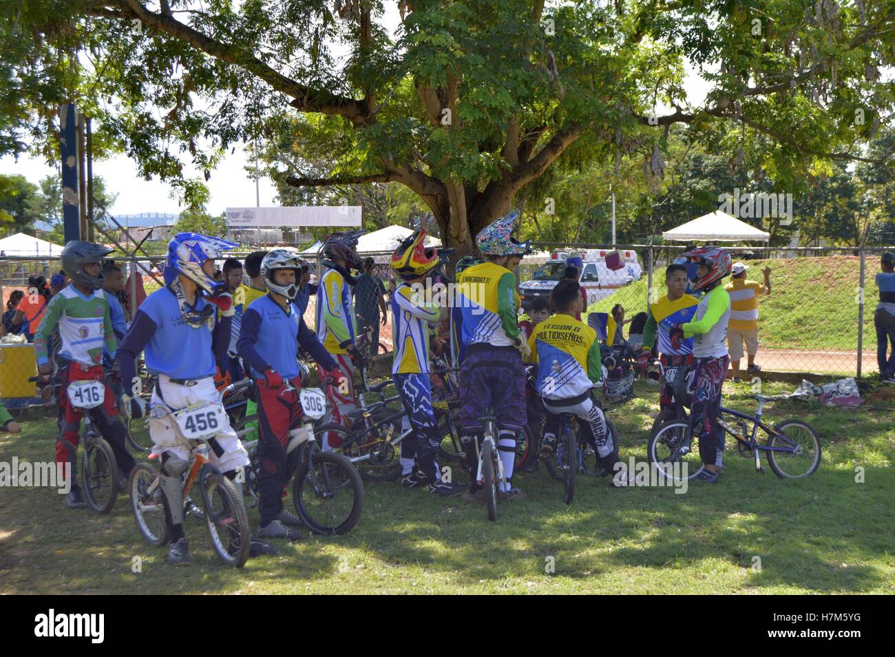 Puerto Ordaz, Venezuela. 6th Nov, 2016. action on the track of Puerto ...