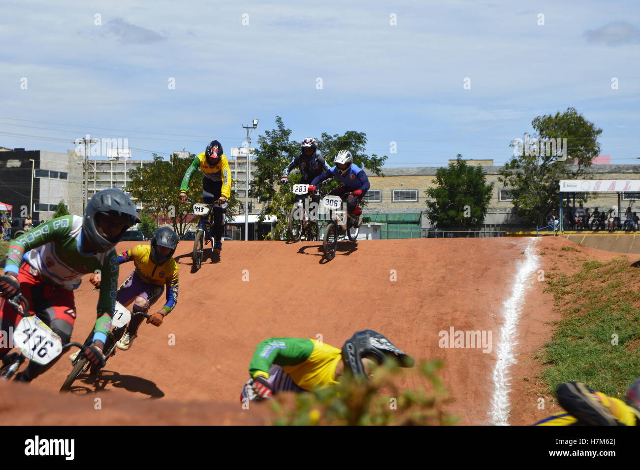 Puerto Ordaz, Venezuela. 6th Nov, 2016. action on the track of Puerto ...