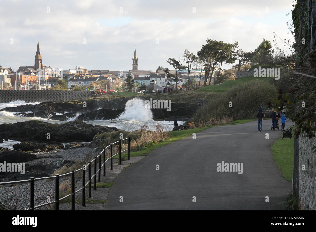 Bangor, County Down, Northern Ireland. 06th November 2016. Northerly ...